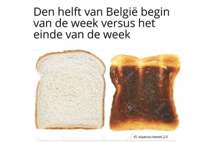 Dat het warme weer ook heel wat hilarische memes met zich meebrengt ...