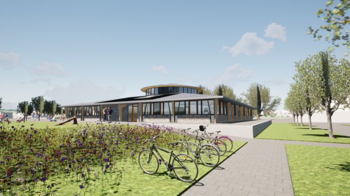 Wie zou dat niet willen? Een prachtige plek in het groen zoals ...