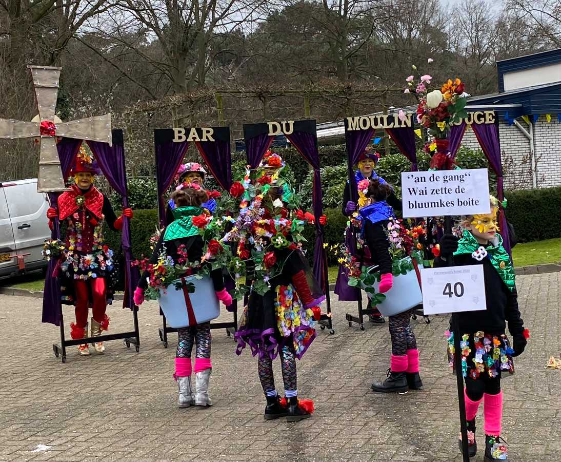 Bloemetjes buitengezet in optocht Bakel | Foto | AD.nl