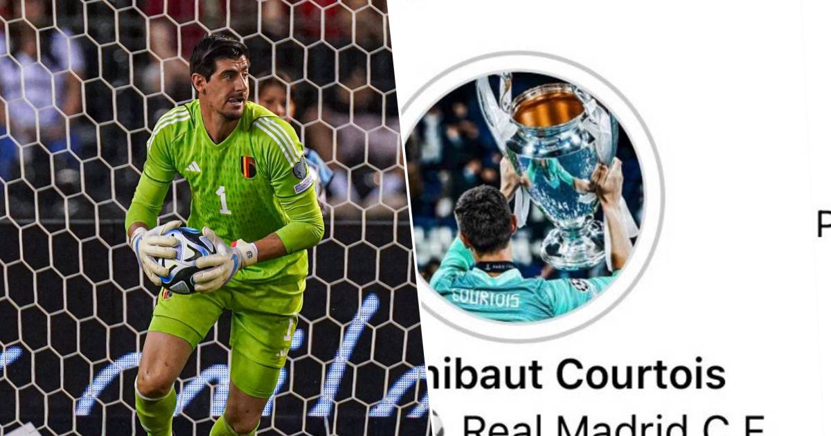 Thibaut Courtois zappe les Diables Rouges de sa bio Instagram avant de ...