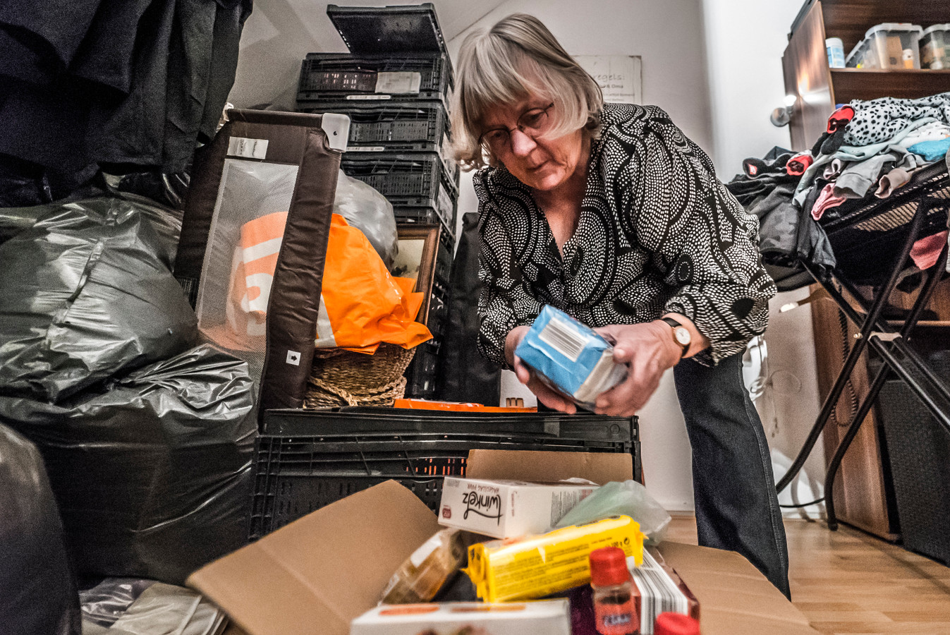 Dankzij de tientallen pallets van buurman HelloFresh eet ook ...