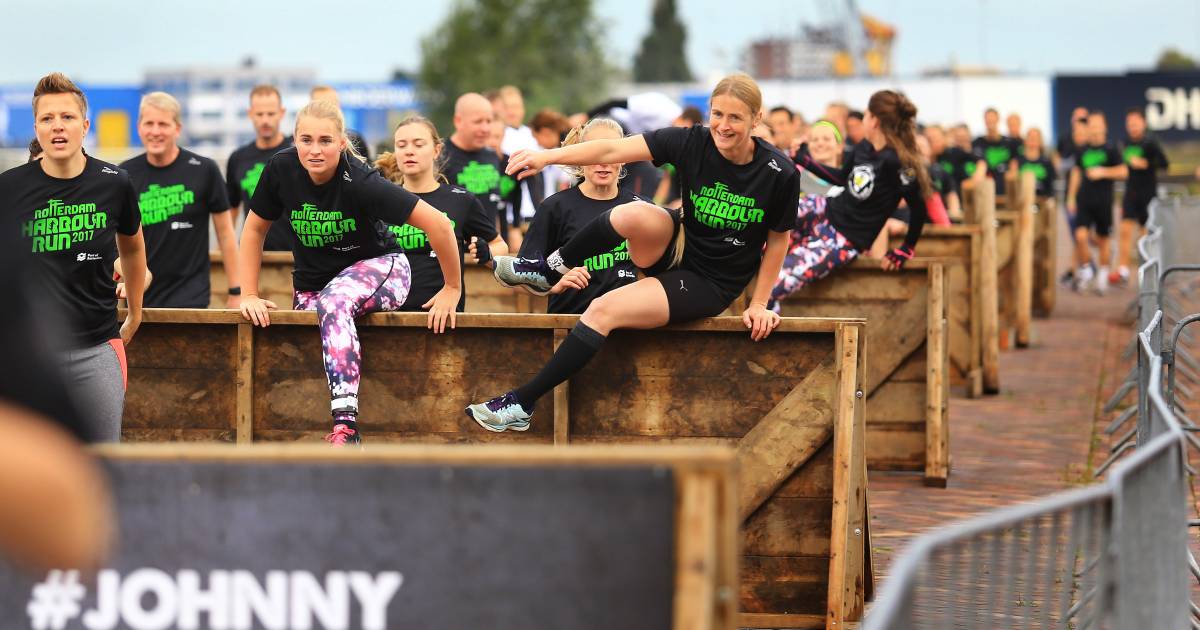 Tien kilometers knallen over containers tijdens Harbour Run | Rotterdam ...