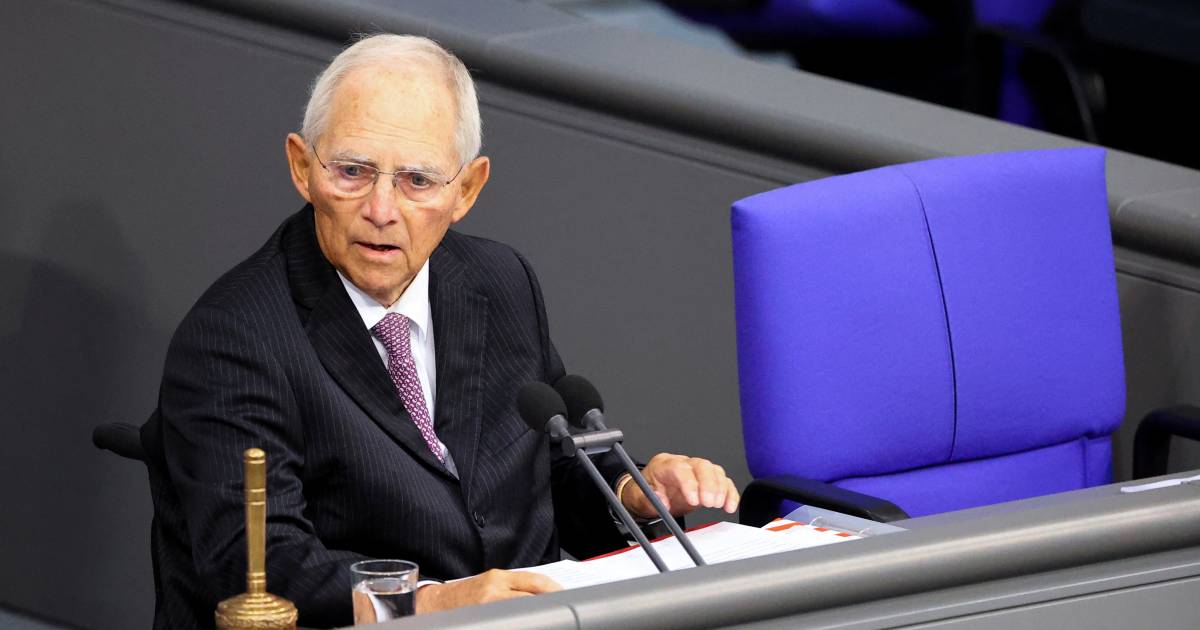 Oud-minister en Bondsdagnestor Wolfgang Schäuble op 81-jarige leeftijd ...