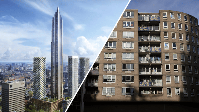 Havensteder hakt knoop door: Pompenburgflat wordt definitief gesloopt ...