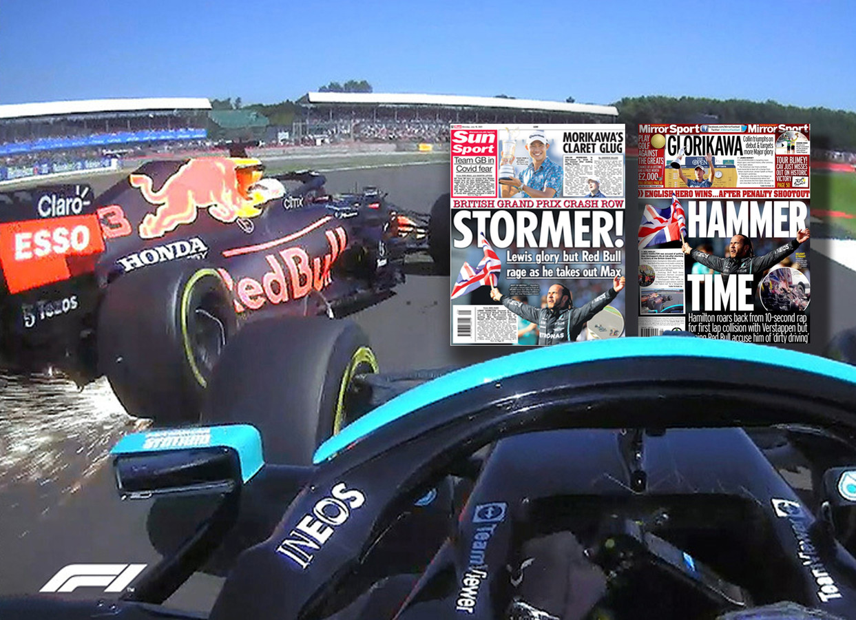 Internationale media gaan los op confrontatie Verstappen vs Hamilton ...