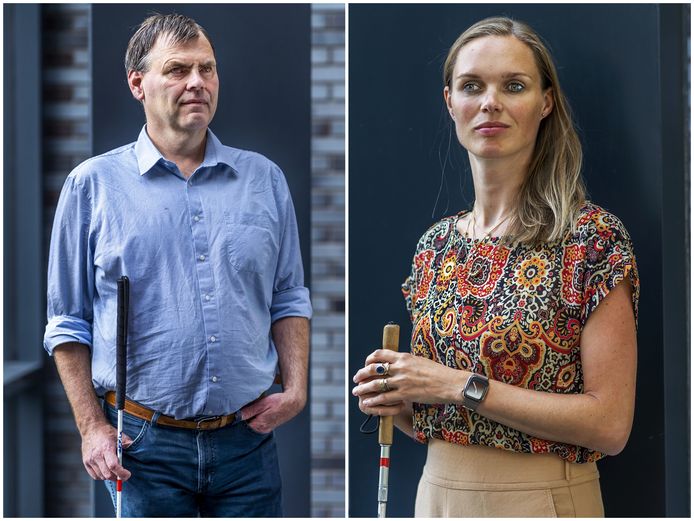 Blind en in de gemeenteraad, Bas en Tjarda doen het: ‘Luisteren kan ik ...