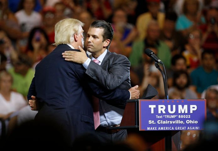 Oudste zoon van Donald Trump wil geen geheim agenten meer om zich heen ...