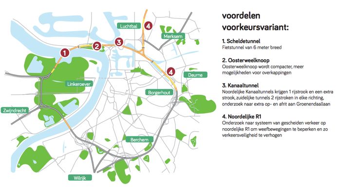 Nieuw Oosterweel-akkoord: fietstunnel van zes meter breed onder Schelde ...