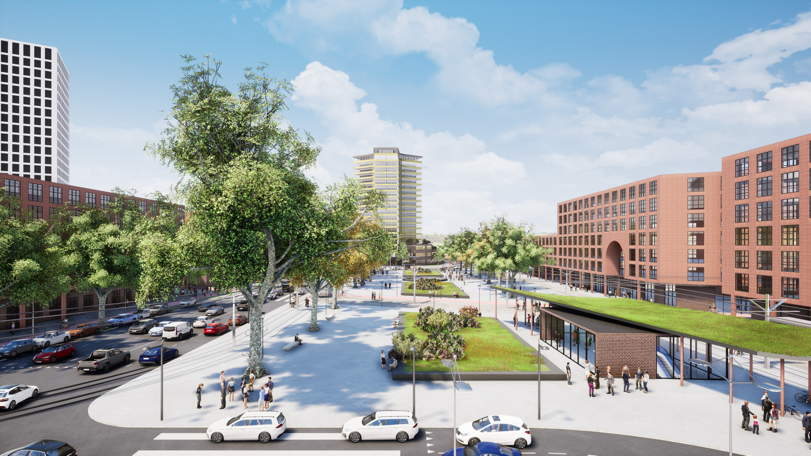 Deze architect wil van het troosteloze Marconiplein een Rotterdamse ...