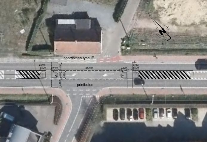 Kruispunt van Liersesteenweg (N10) met Veldstraat en Kerkstraat wordt fietsveiliger ...