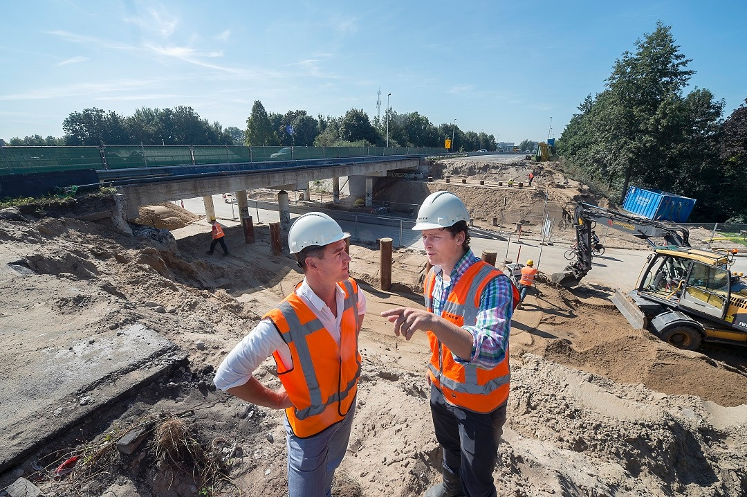 Werk aan viaducten A348 op schema | Foto | gelderlander.nl