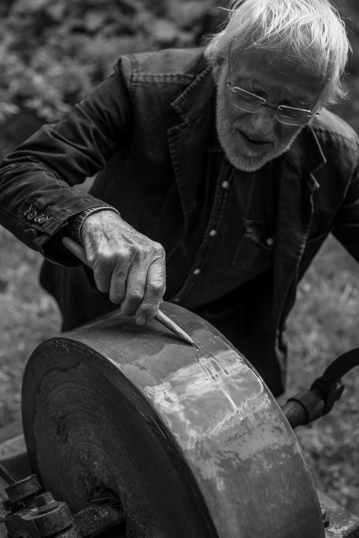 Etser Charles Donker (79) draagt de natuur voor. ‘Na mijn 110de begint ...