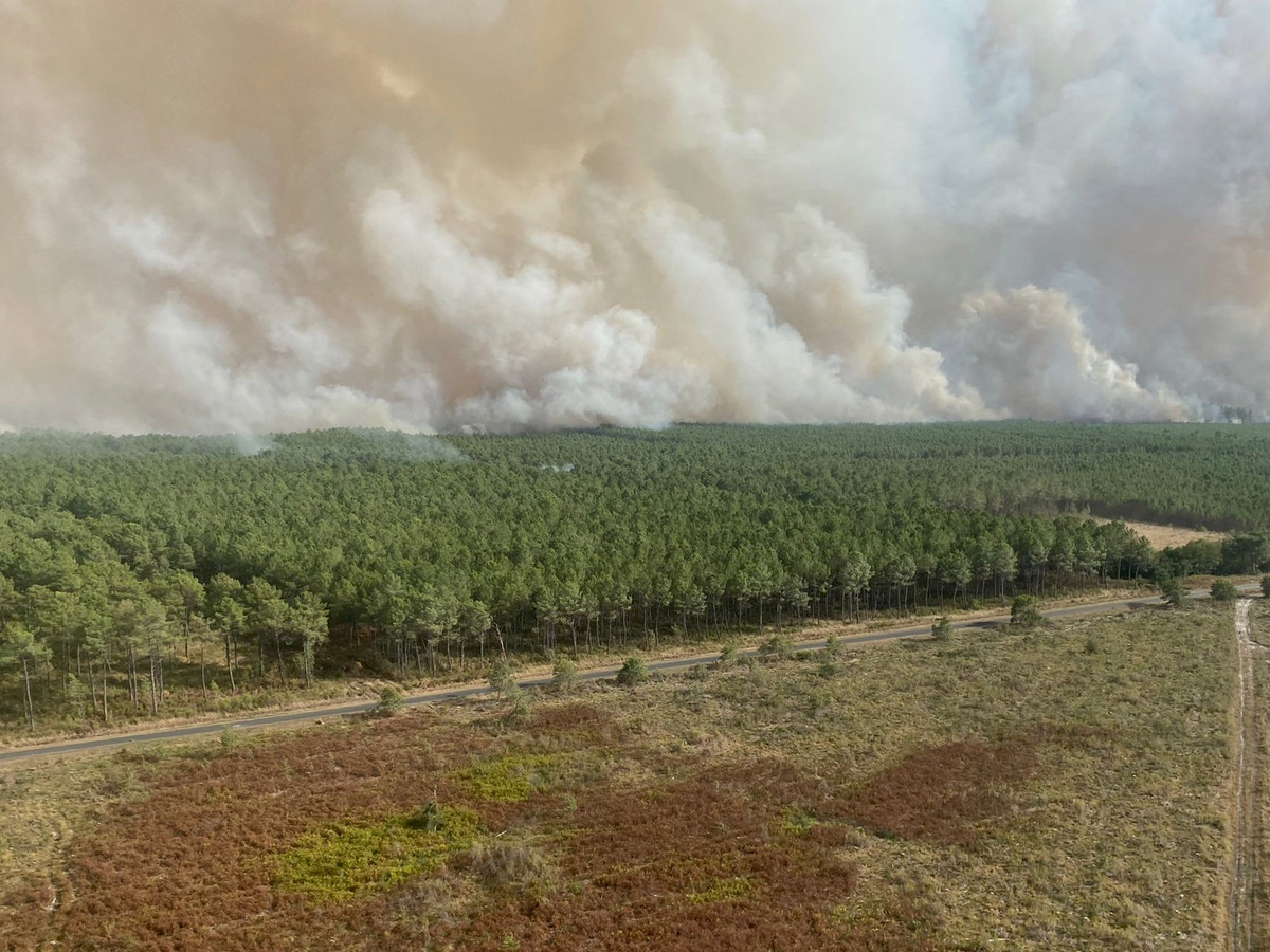 Ruim 800 mensen geëvacueerd om nieuwe bosbrand in Frankrijk | Foto ...