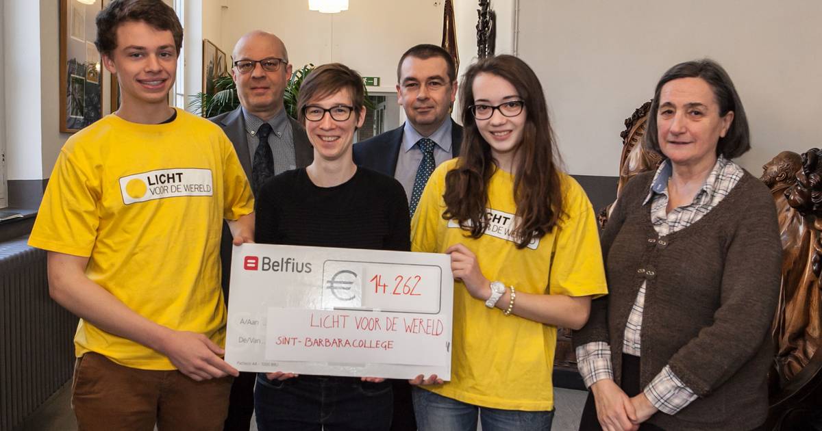 Leerlingen Sint-Barbara redden zicht van 105 Afrikaanse kinderen | Gent ...