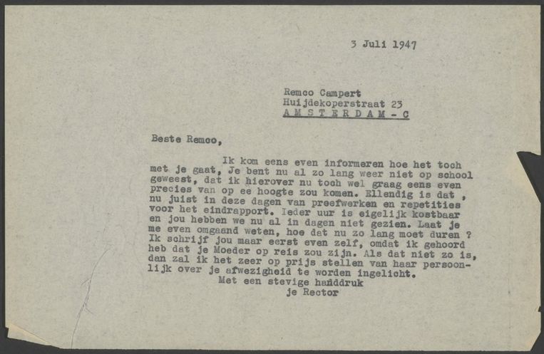 ‘Afgewezen en nu voor de tweede keer, dus…’ Dossier in Stadsarchief ...