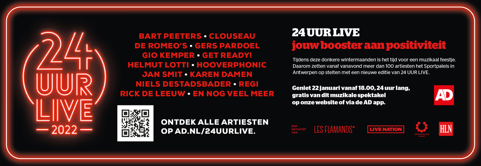 Kijk mee naar ‘24 uur live’ concert vanuit Sportpaleis Antwerpen | Foto ...