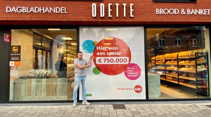 Bij Bart (44) van dagbladhandel Odette ligt uw kans op Lottowinst ...