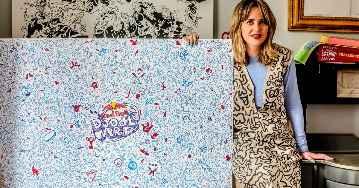 Kunstenares Joke Neyrinck zetelt in jury van Red Bull Doodle Art: “De wedstrijd is de perfecte ...