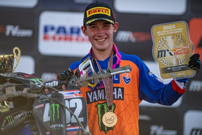 Motorcrosser Ivano van Erp uit Oss pakt wereldtitel 125cc: ‘Je krijgt ...