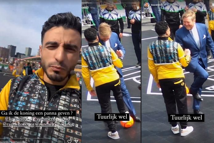 Soufiane Touzani gaat viraal na panna bij koning Willem-Alexander | Binnenland | destentor.nl