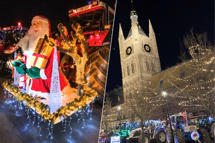 IN BEELD. Eerste editie van Ieperse verlichte tractorparade is groot ...