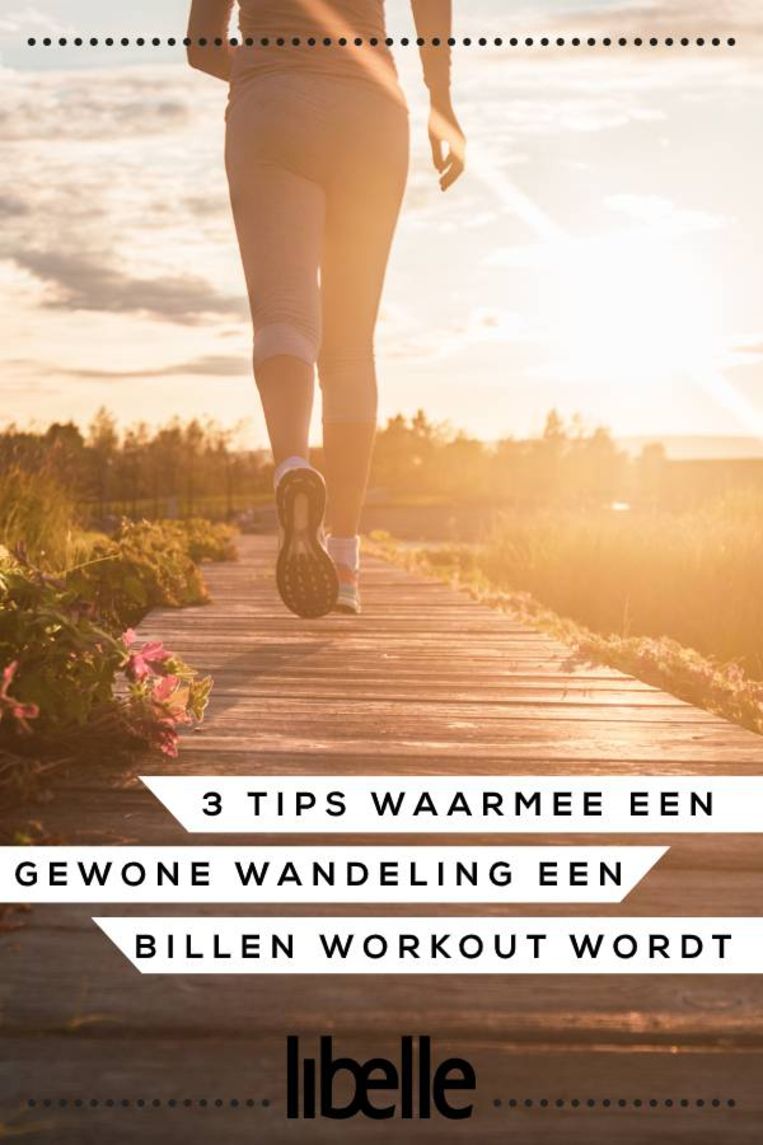 3 tips waarmee een gewone wandeling een heuse billen-workout wordt