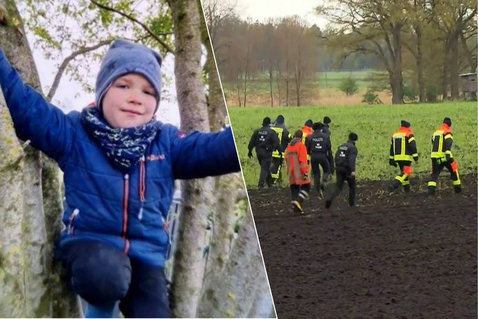 Hulpdiensten steken vuurwerk af in de hoop vermiste Arian (6) te vinden ...