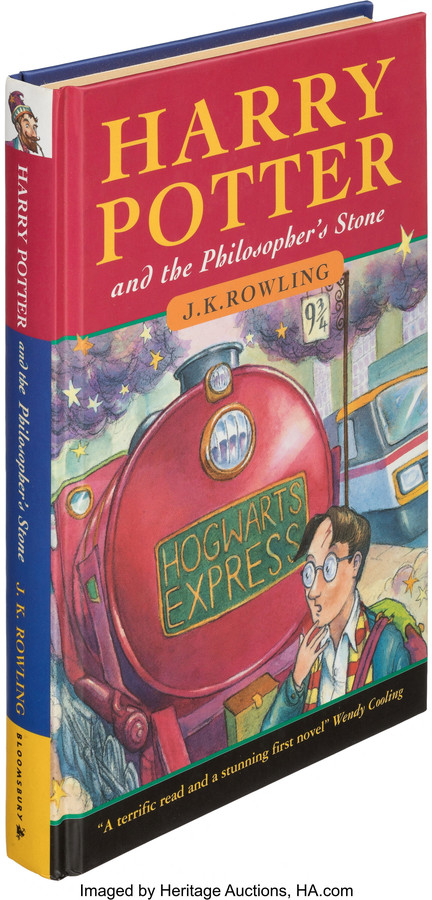 La Première édition D“harry Potter à Lécole Des Sorciers” Vendue à Un