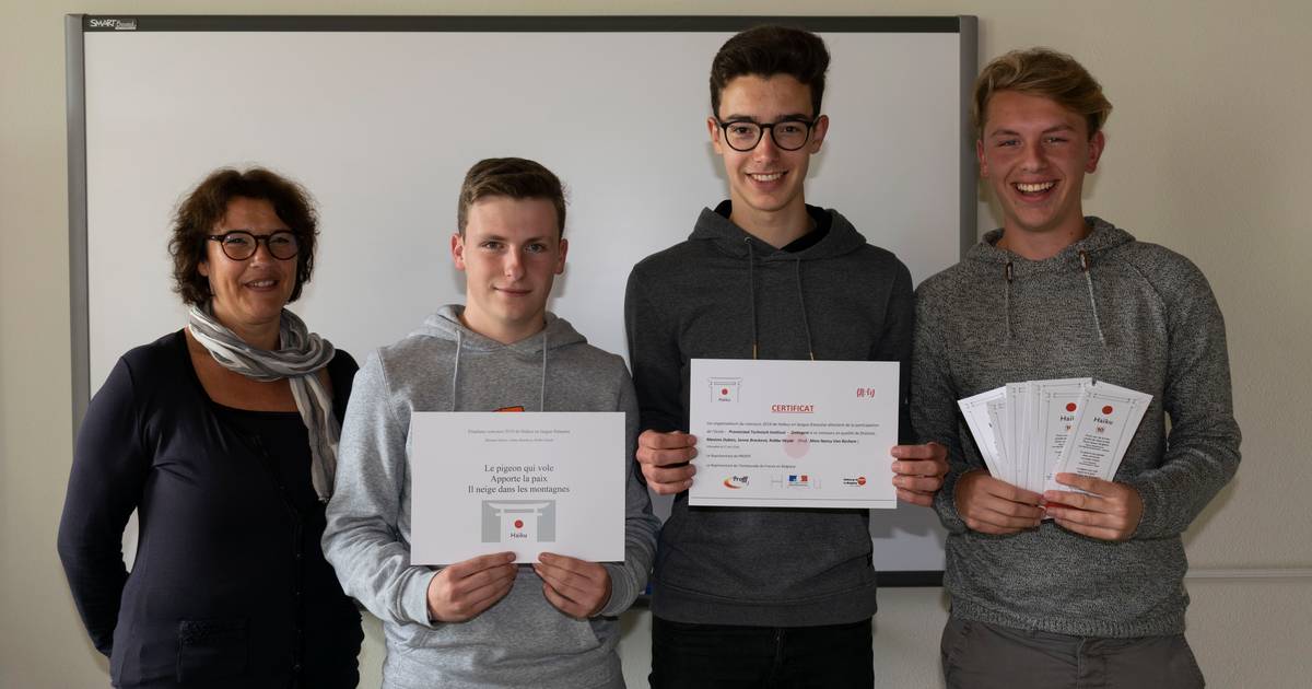 Haiku van Maxime, Senne en Robbe haalt finale | Zottegem | hln.be