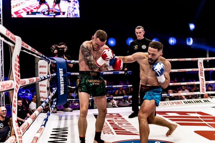 Dordtse kickbokser Rida Bellahcen (24) maakt zijn doel waar ...