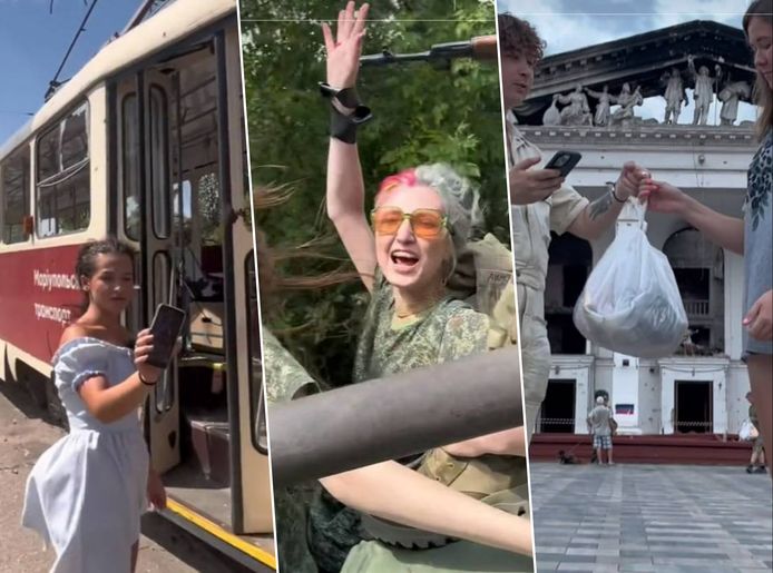 Rusland stuurt TikTokkers naar Oekraïne: beelden tonen hoe ze vrolijk ... Rusland stuurt TikTokkers naar Oekraïne: beelden tonen hoe ze vrolijk ...