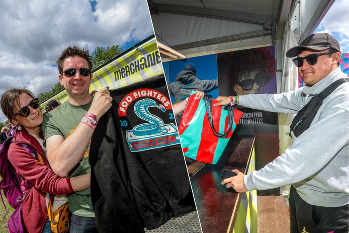 De duurste en populairste merchandising op Rock Werchter: “Tassen van ...