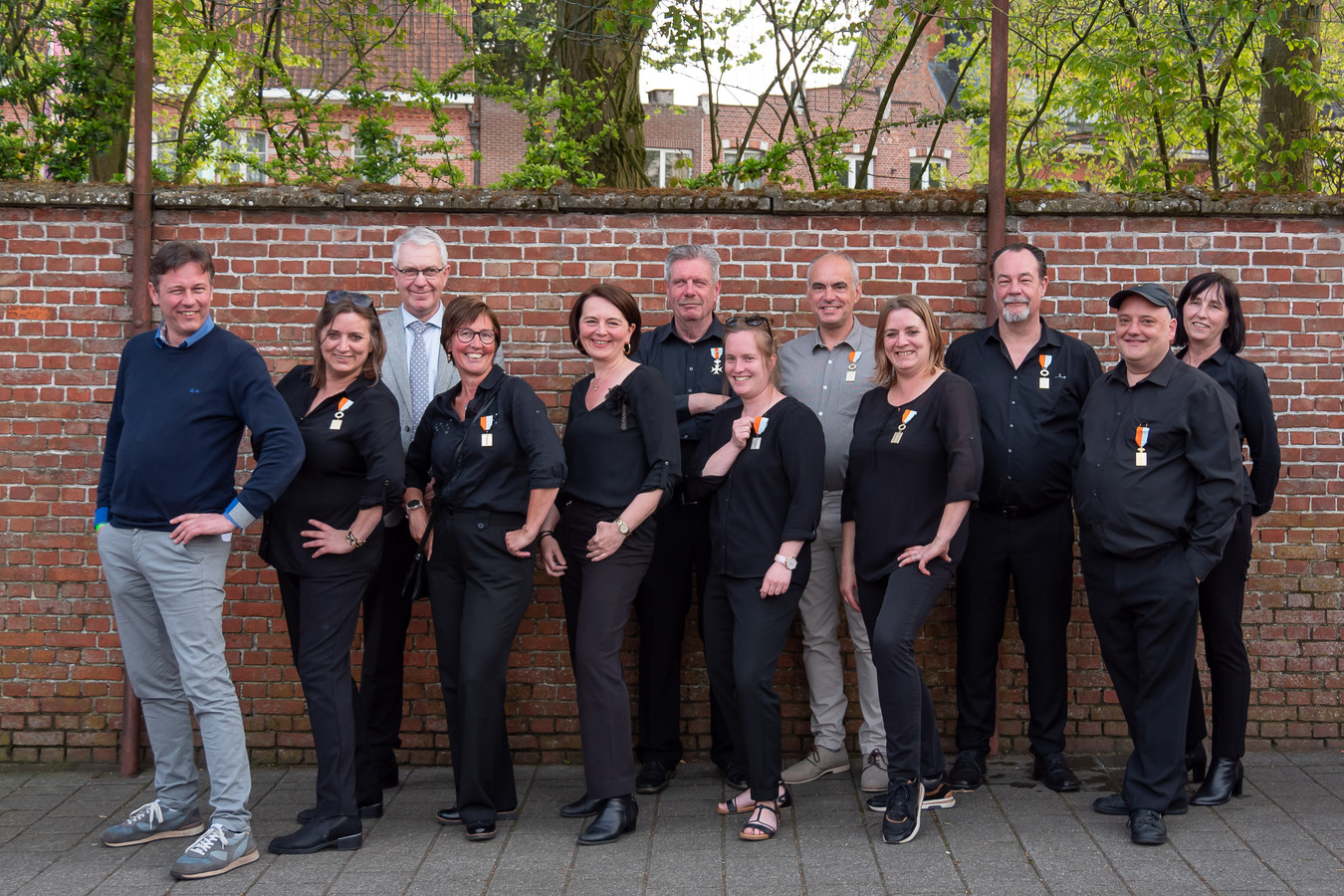 Negen jubilarissen van fanfare de Kempenzonen gevierd na ...