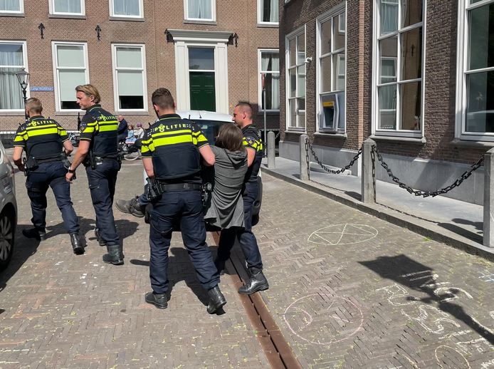 Politie maakt (kalm) einde aan klimaatacties bij 22 ING-kantoren ...