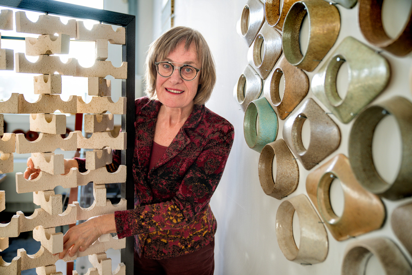 Christine is gek op glazuur en dat is op steeds meer gebouwen overal ...