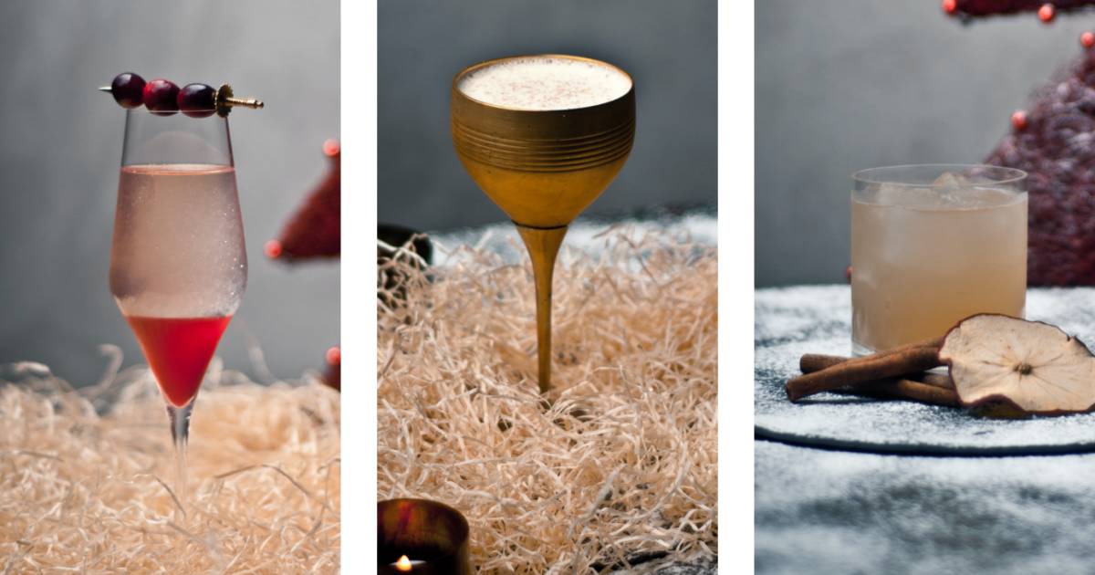 Feest in een glas! Speciaal voor NINA creëert barman Philip 3 verfijnde ...