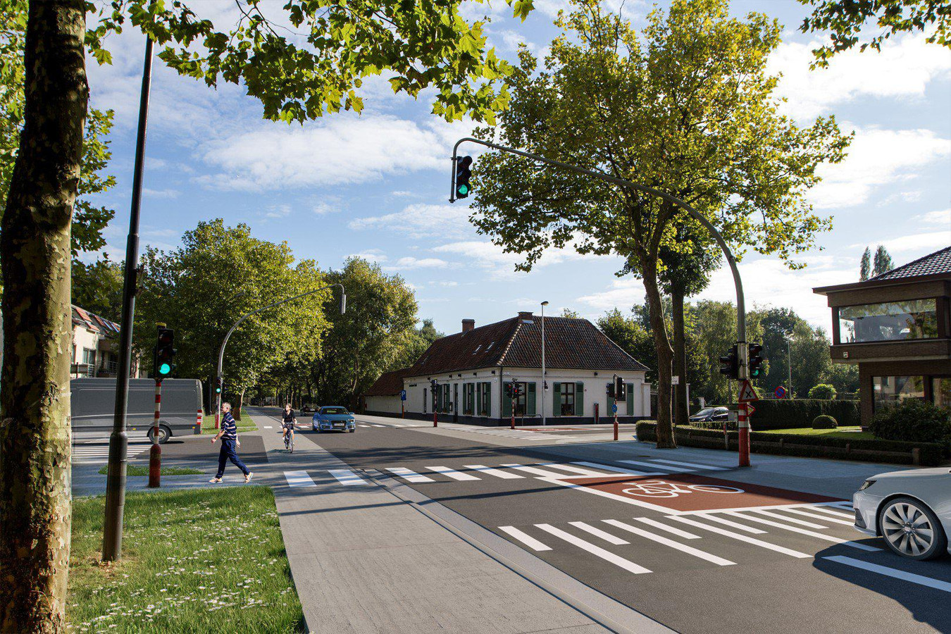 Gedaan met fietspad van een stuur breed | Foto | hln.be