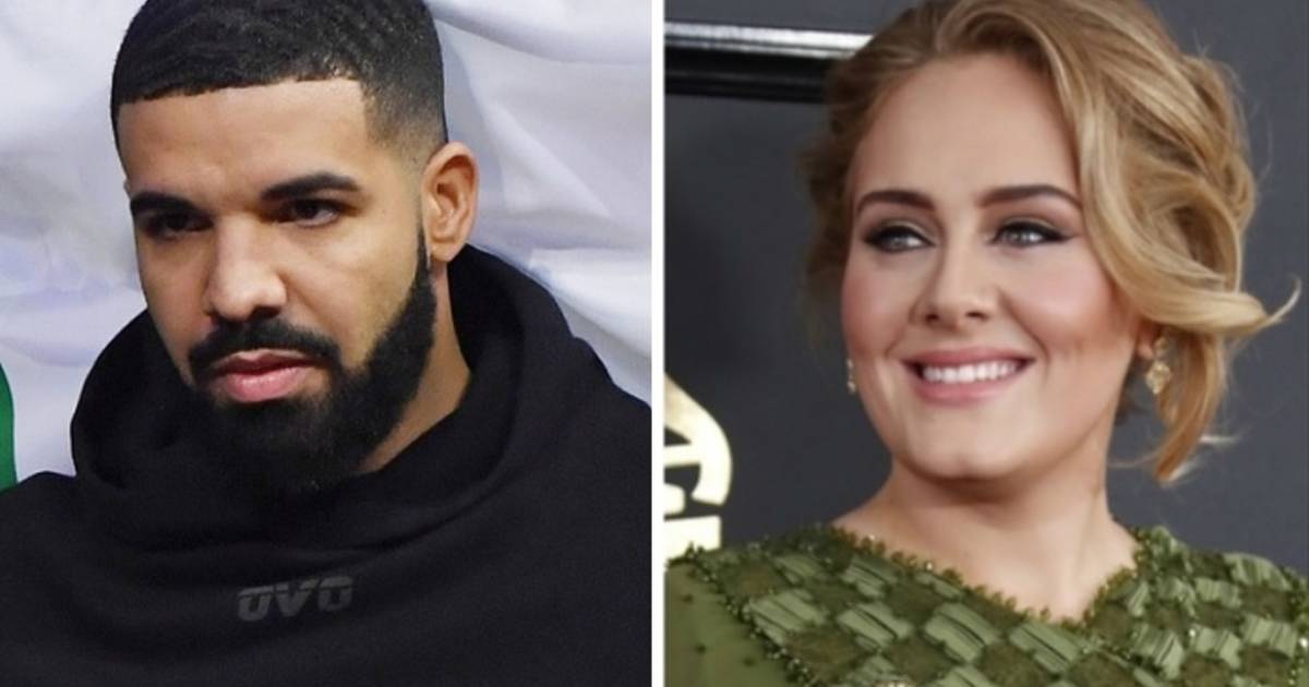 Drake 'in shock' door Adele in publiek | Muziek | hln.be