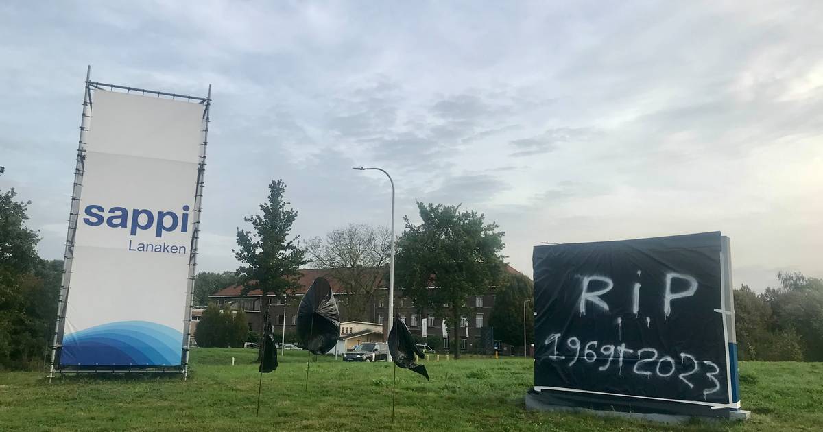 Arbeiders van Sappi in Lanaken gaan weer aan de slag na staking | Lanaken | hln.be