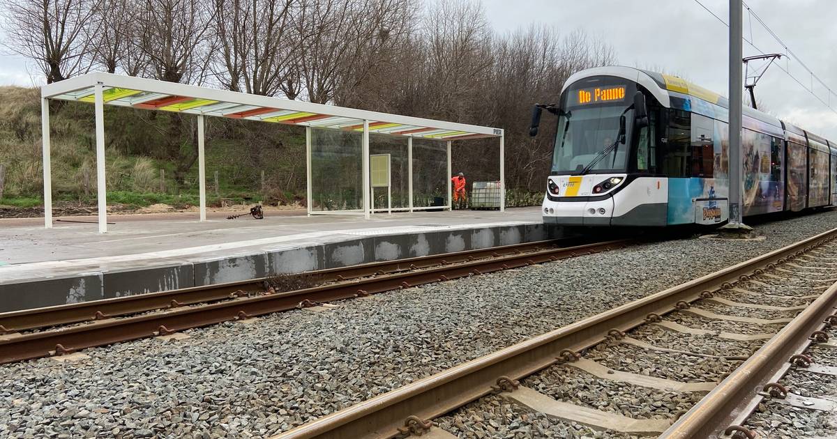 Deel twee van werken langs A. Ruzettelaan is afgerond, kusttram stopt ...