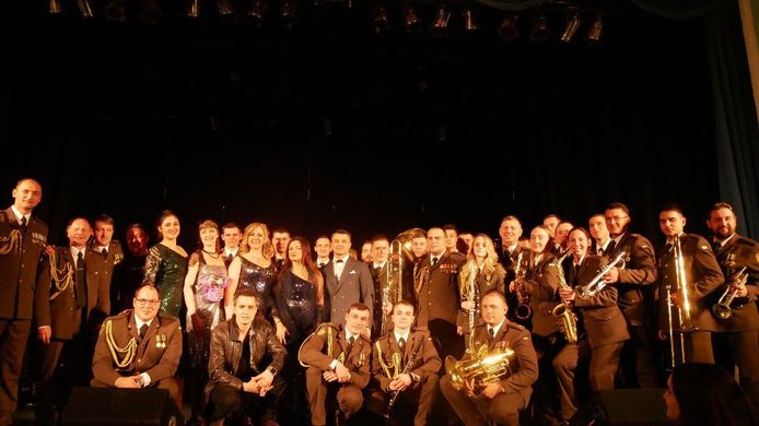 Oekraïens militair orkest treedt op in Antwerpen | Antwerpen | hln.be