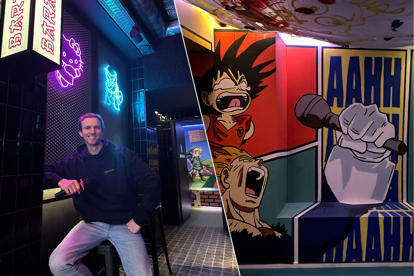 Van een ‘red room’ met danspaal tot Anime... Karaoke-concept Baraoke ...