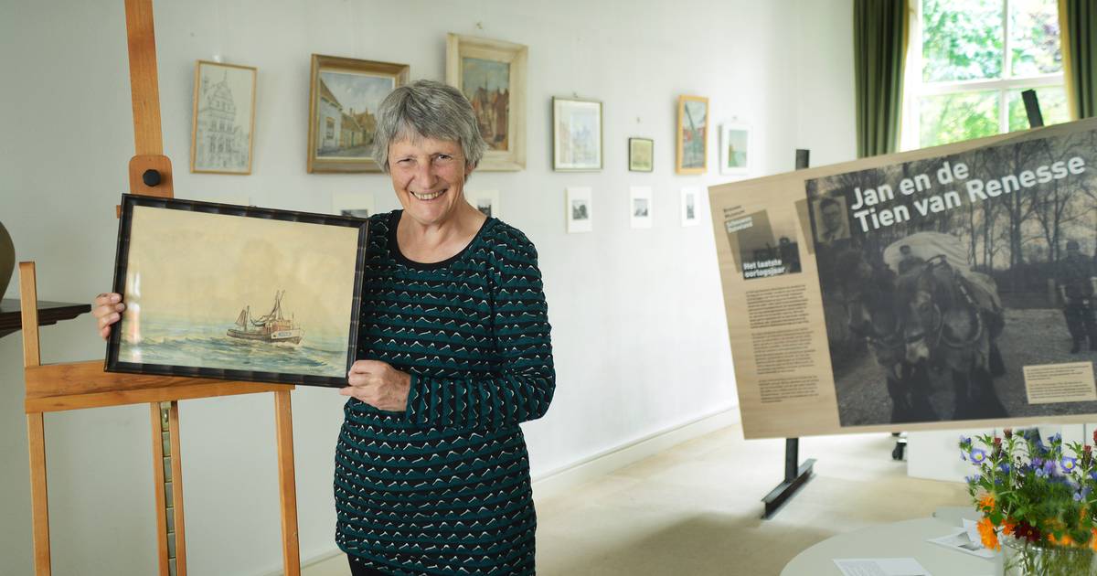 Schilderijen Jan Verhoeff, één van de Tien van Renesse, zijn even bij ...