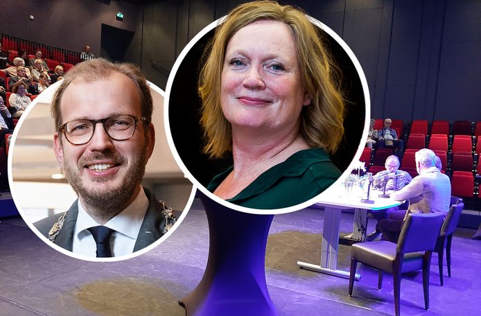 Mark Boumans en Ariane Kop, nieuwe directeur Amphion, in Nieuwscafé ...