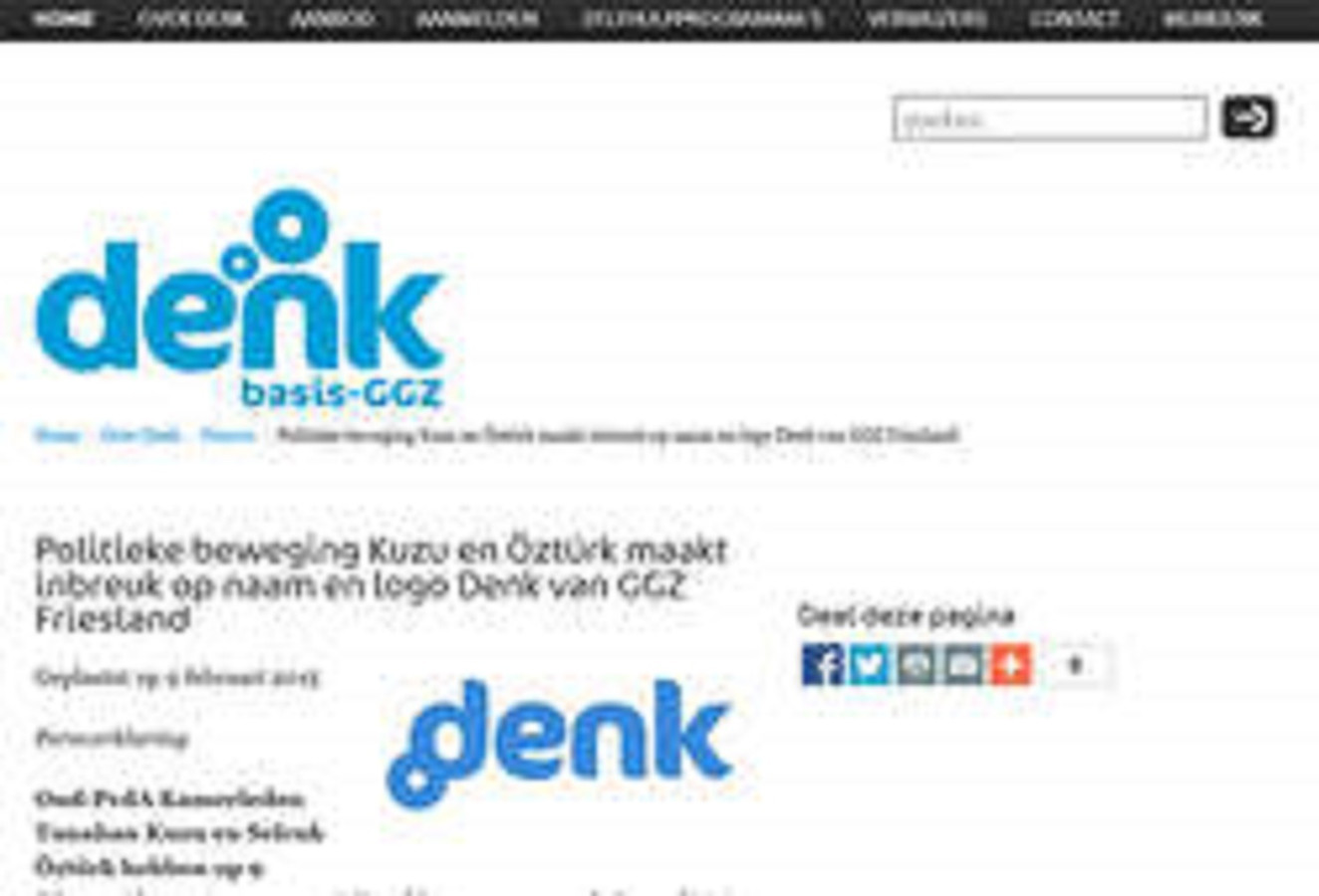 'Denk' past logo aan: rechtszaak van de baan | Foto | AD.nl