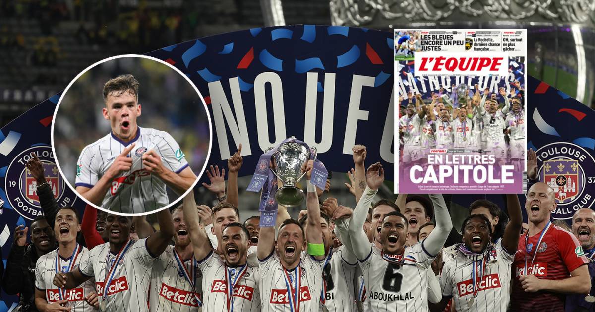Toulouse met ontketende Thijs Dallinga naar eerste Franse beker in 66 ...
