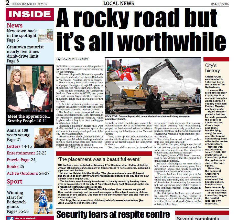 Vathorster keien trekken aandacht Schotse krant | Foto | AD.nl