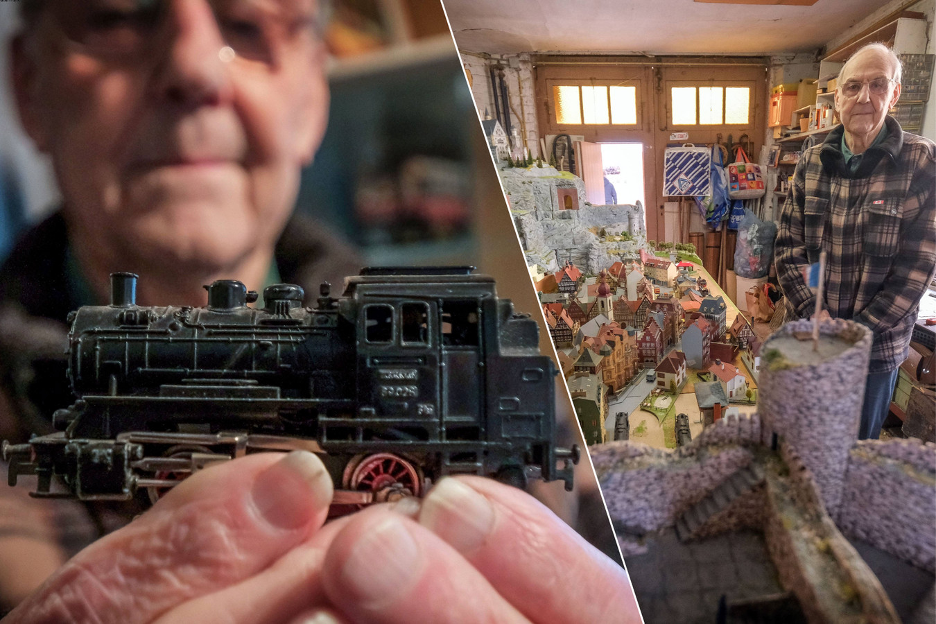 70 jaar lang bouwde Willy (92) aan zijn collectie treintjes: “Op slag ...