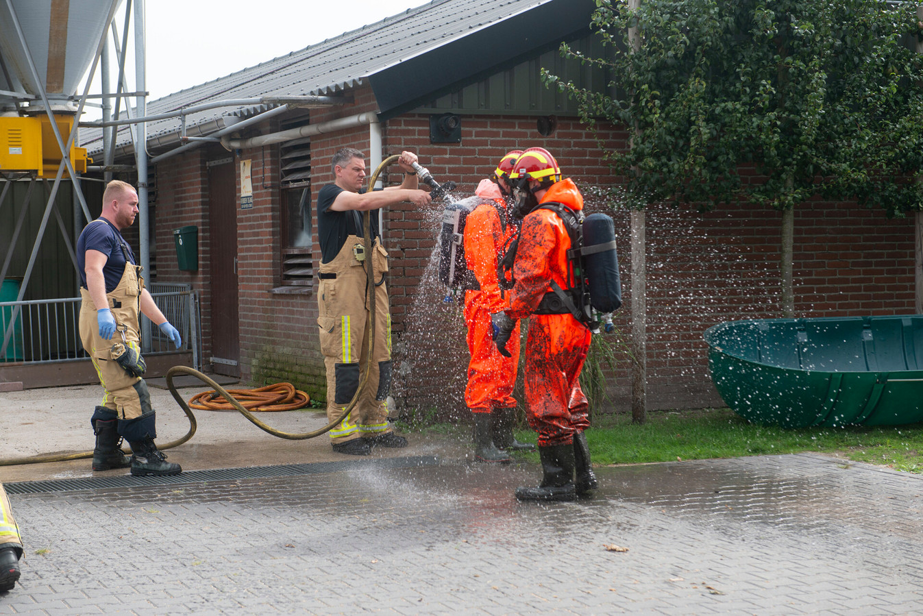 Meer dan zeventig biggetjes komen om in Deurne: stalen onderlegger ...