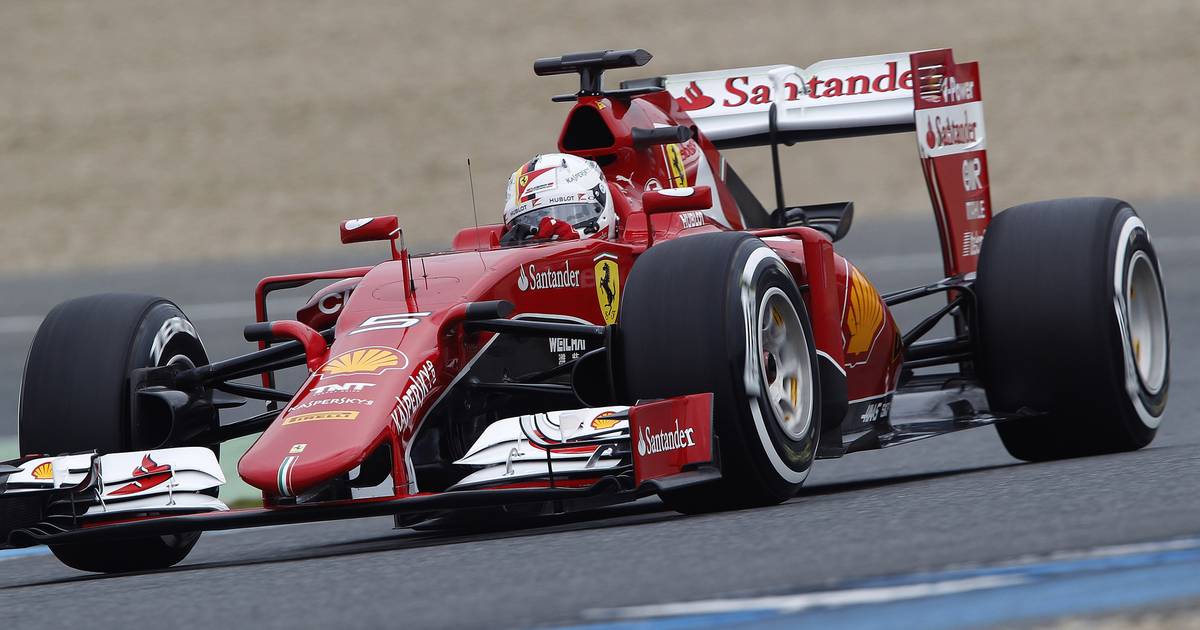 Sebastian Vettel doopt zijn Ferrari 'Eva' | Formule 1 | hln.be